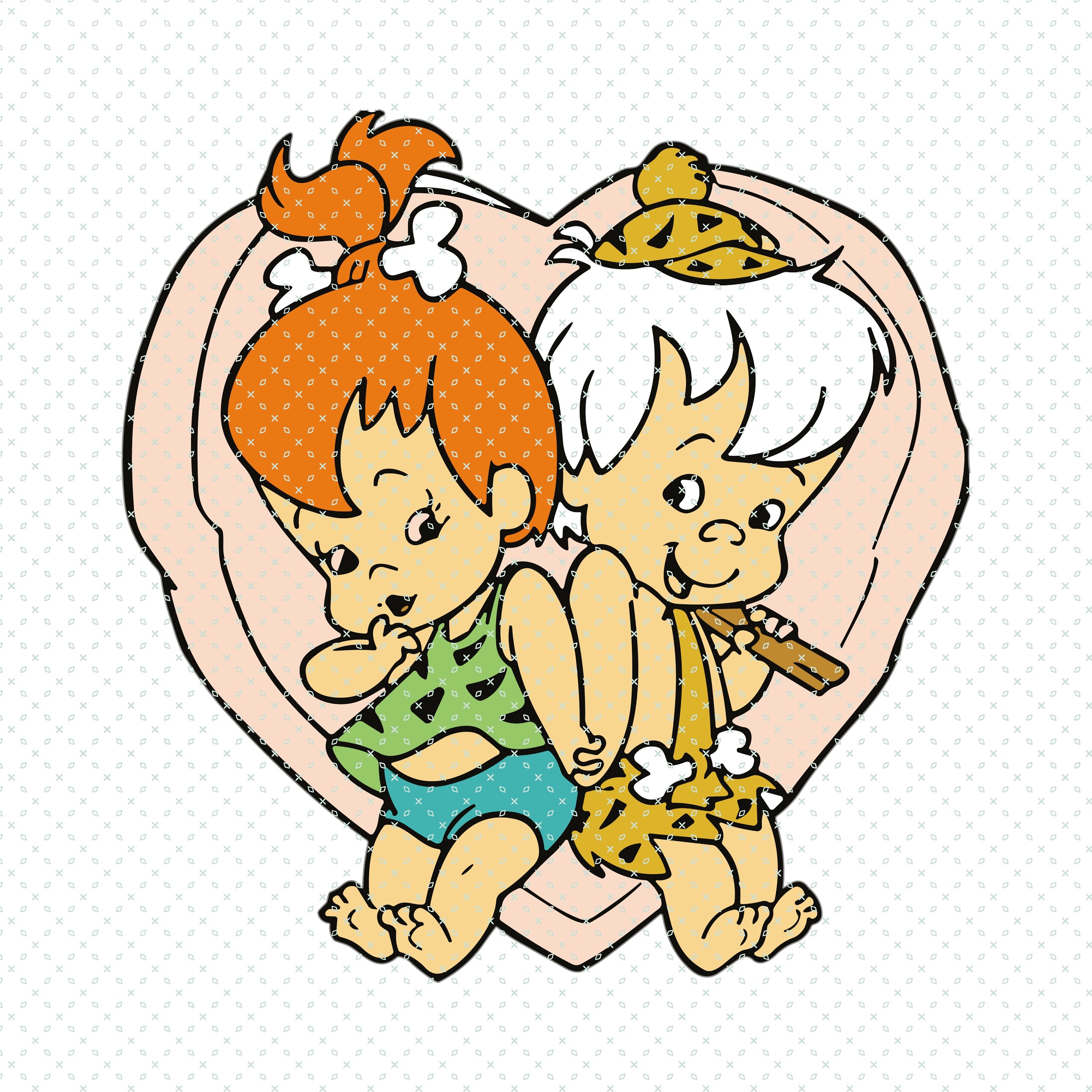 Flintstones Svg Bundle, Bamm Bamm, Svg Pack, Layered Svg, PNG, PDF, EPS ...