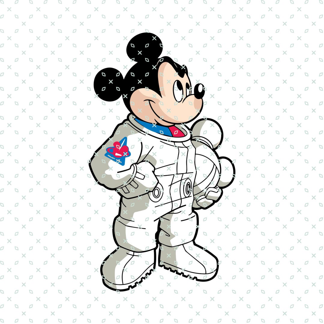 Astronaut Mickey Mouse Design, Mouse and Friends Space Svg Png, Mouse ...