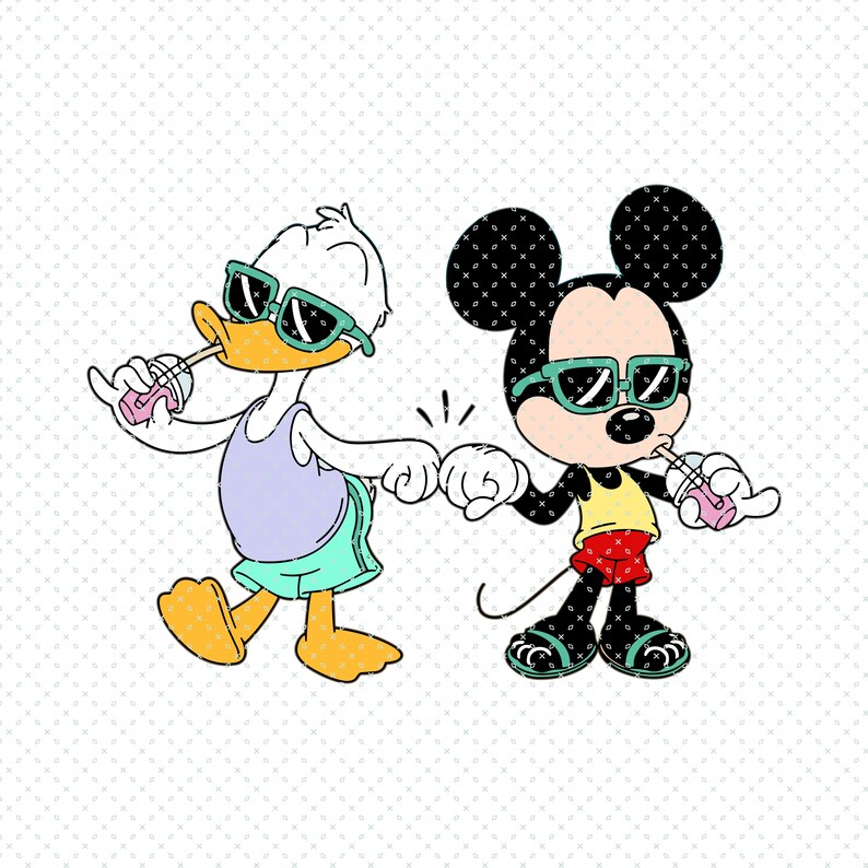 Mickey and Friends Summer Vibes Png, Summer Vibes Png, Summer Shirt Png ...