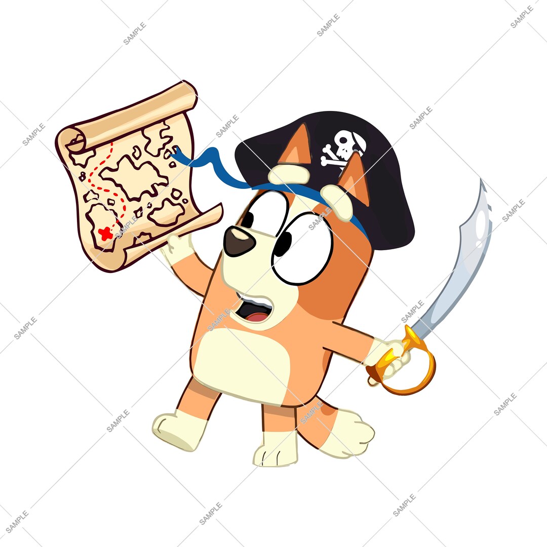 Bluey Pirate, Bluey Friends, Bluey Cartoon Png, Bluey Toy Png, Bluey ...