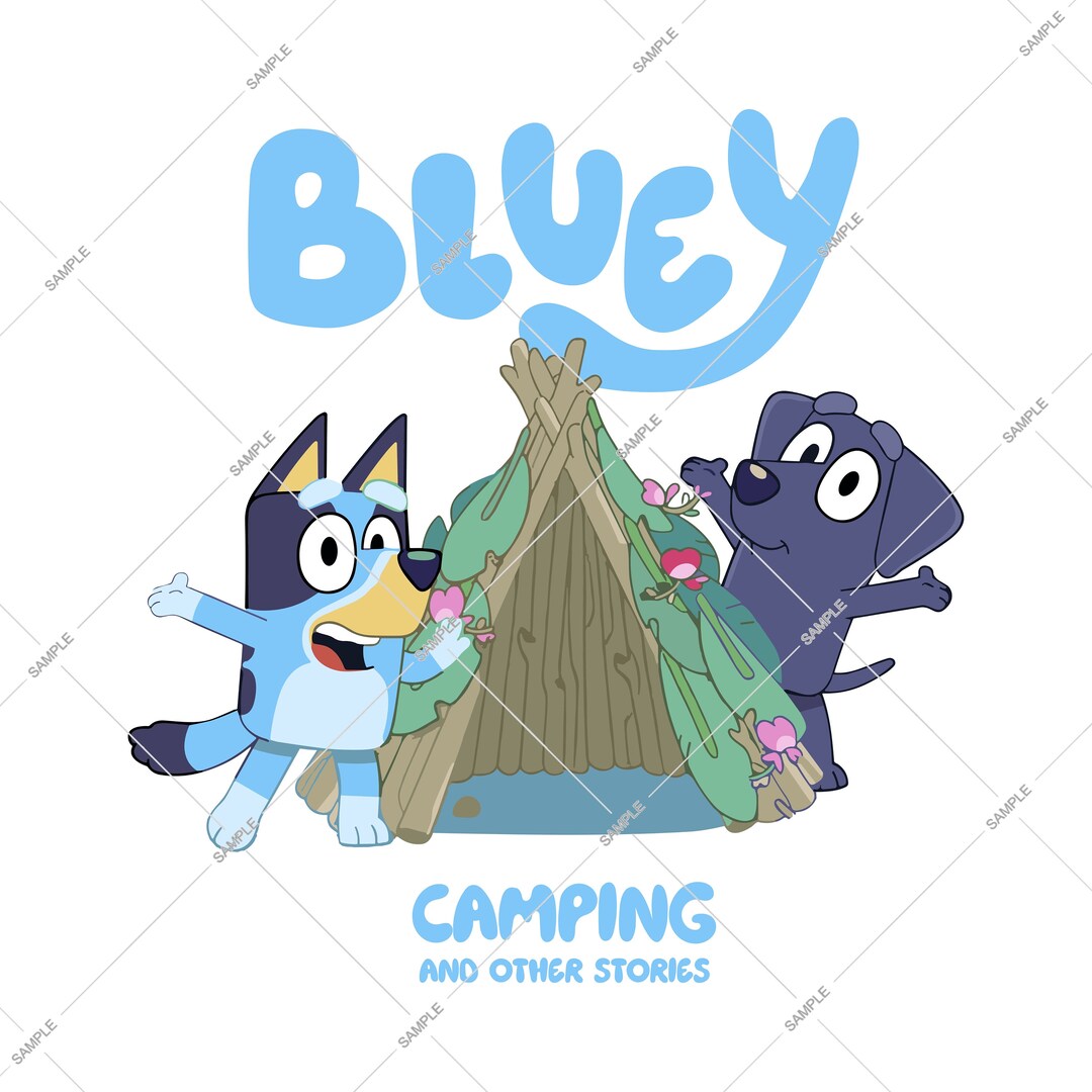 Bluey Camping and Other Stories, Bluey Cartoon Png, Bluey Toy Png ...