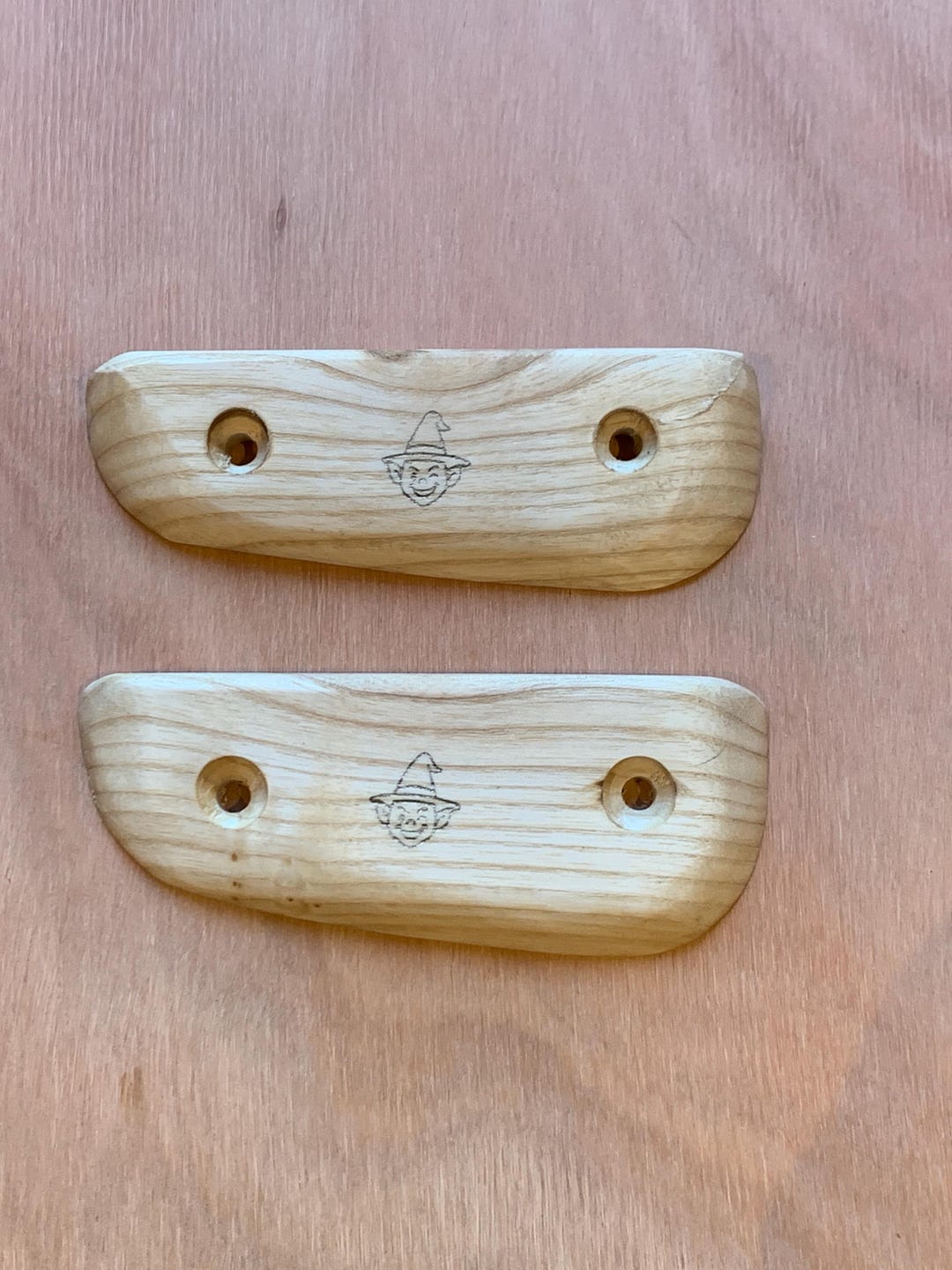 Unique Wood Climbing Hold - British Walnut Crimps - Etsy