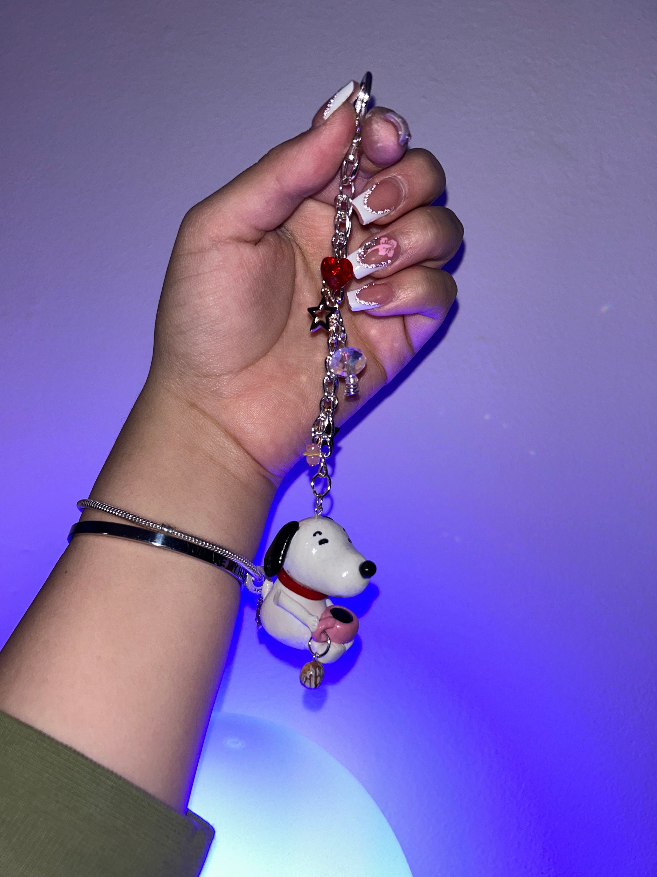 Snoopy Keychain - Etsy