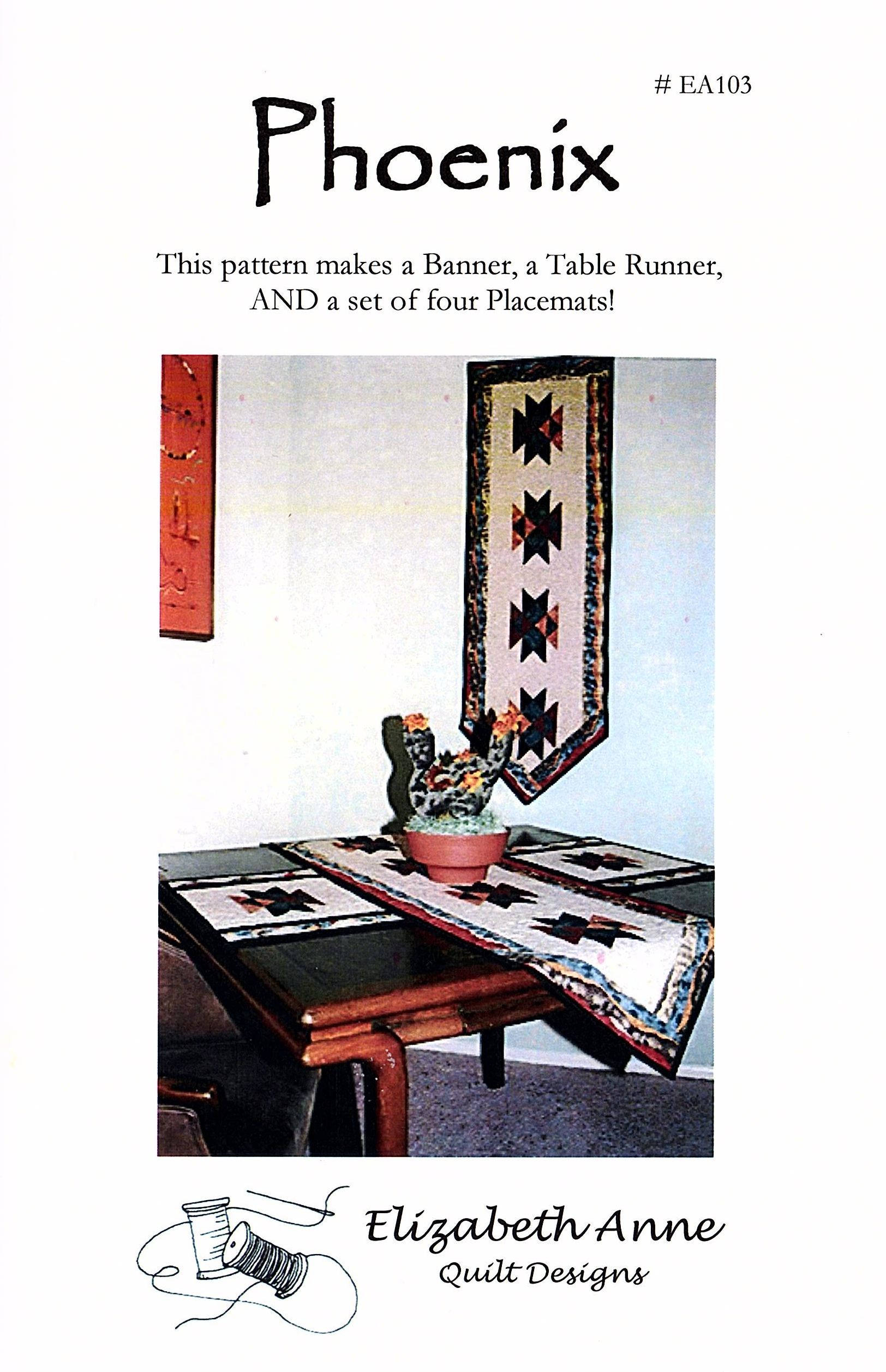 Phoenix--southwest Quilt Pattern for Table Runner, Placemats, and ...