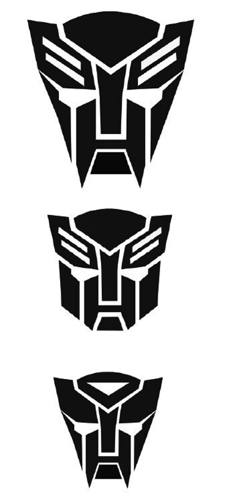 50 Different Transformers Autobots Car Stickers SVG VE PDF - Etsy