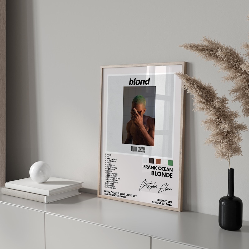 Blonde Poster Digital - Etsy UK