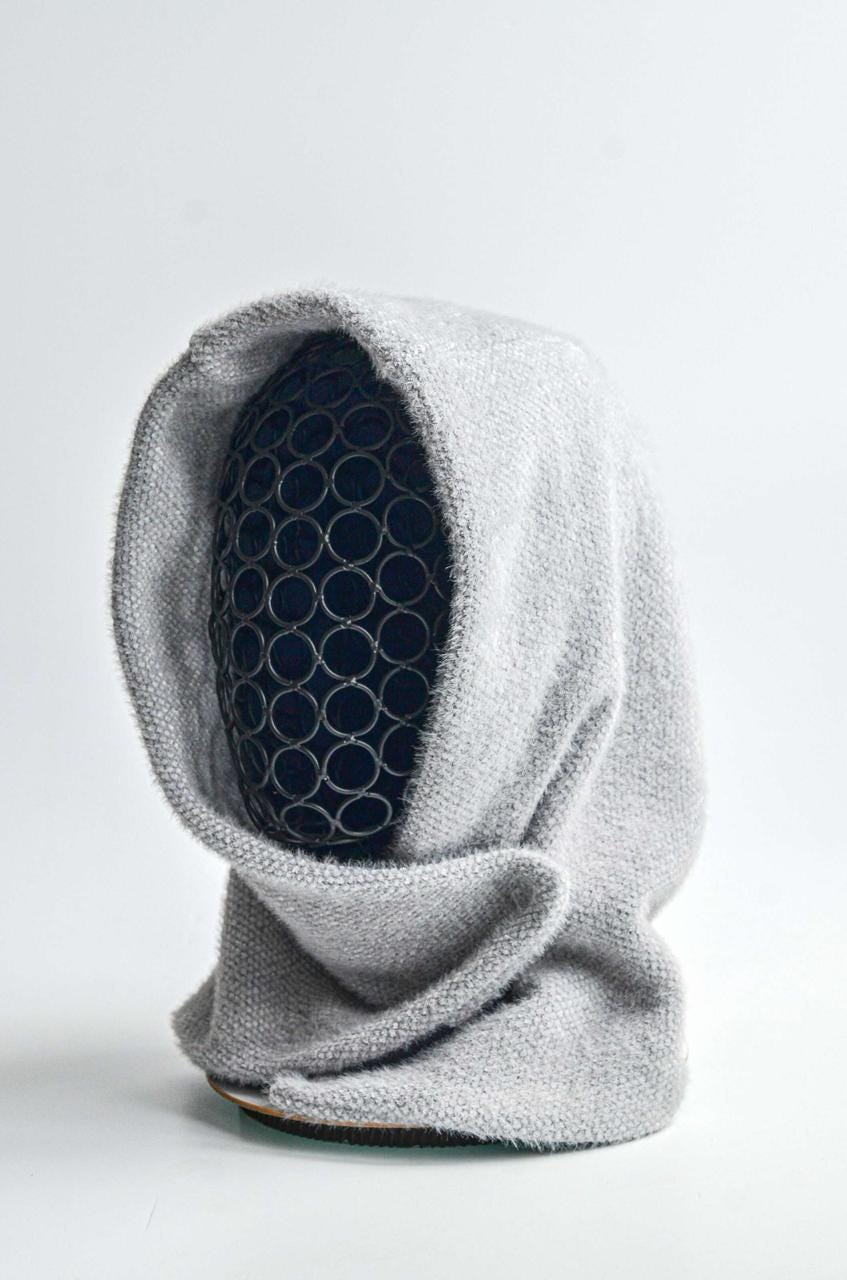 Balaclava Snood Women, Balaclava Button, Knit Balaclava Scarf, Boucle ...