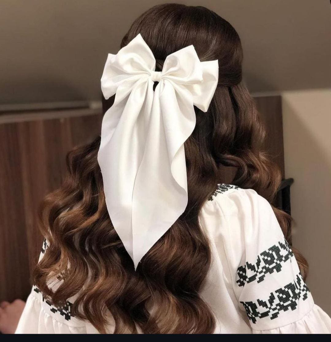 Silk Hair Bow, Big Bow, Hair Bow, Hair Bow, Hair Bow Barrette, Hair Bow ...