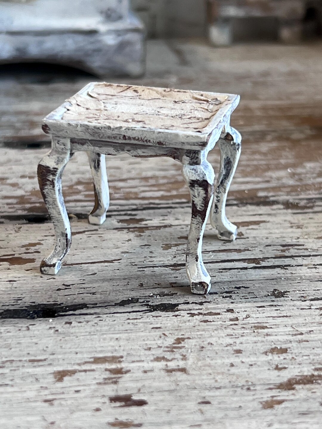 Miniature Side Table, Dollhouse Table, Miniature Plant Stand ...