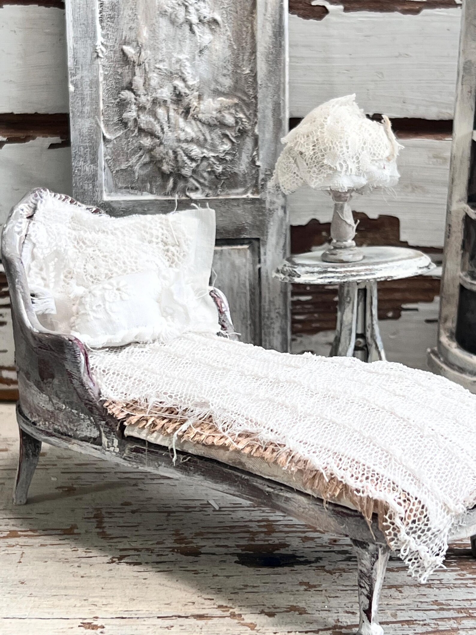 Miniature Side Table, Dollhouse Table, Miniature Plant Stand ...