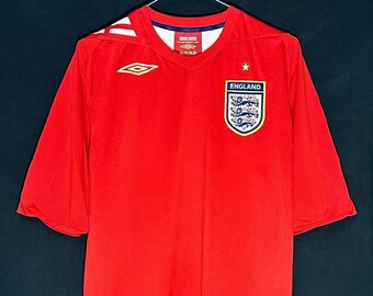 England 1998 World Cup Umbro Home Football Jersey 90s Made in England ...