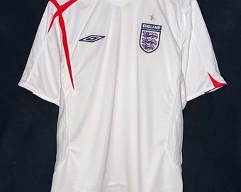 England 1998 World Cup Umbro Home Football Jersey 90s Made in England ...