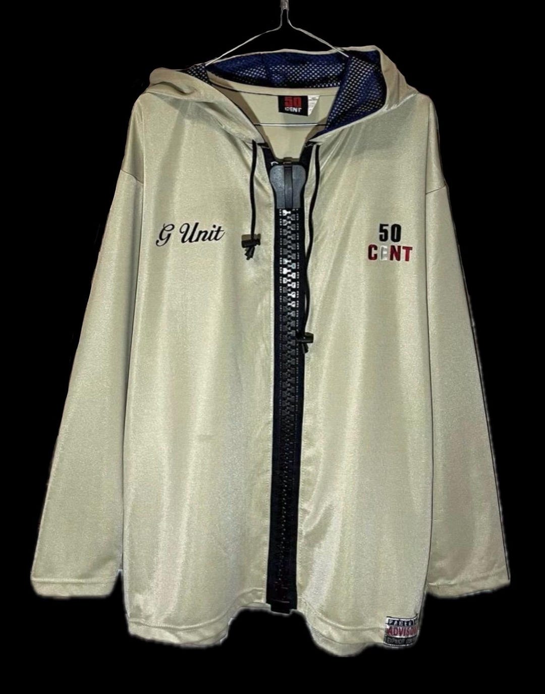 G Unit 50 Cent Track Zip Jacket Advisory Vintage Rare 90s 2000s - Etsy