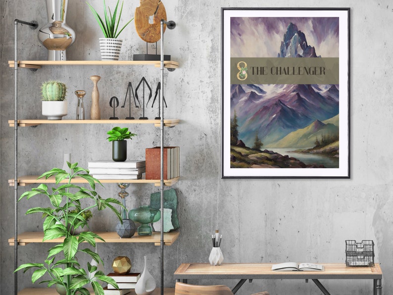 Enneagram Art Enneagram 8 Digital Print Abstract Watercolor ...
