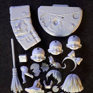 Chibi Kiki [kiki's Delivery Service] - STL Model for Resin Figure 3D ...