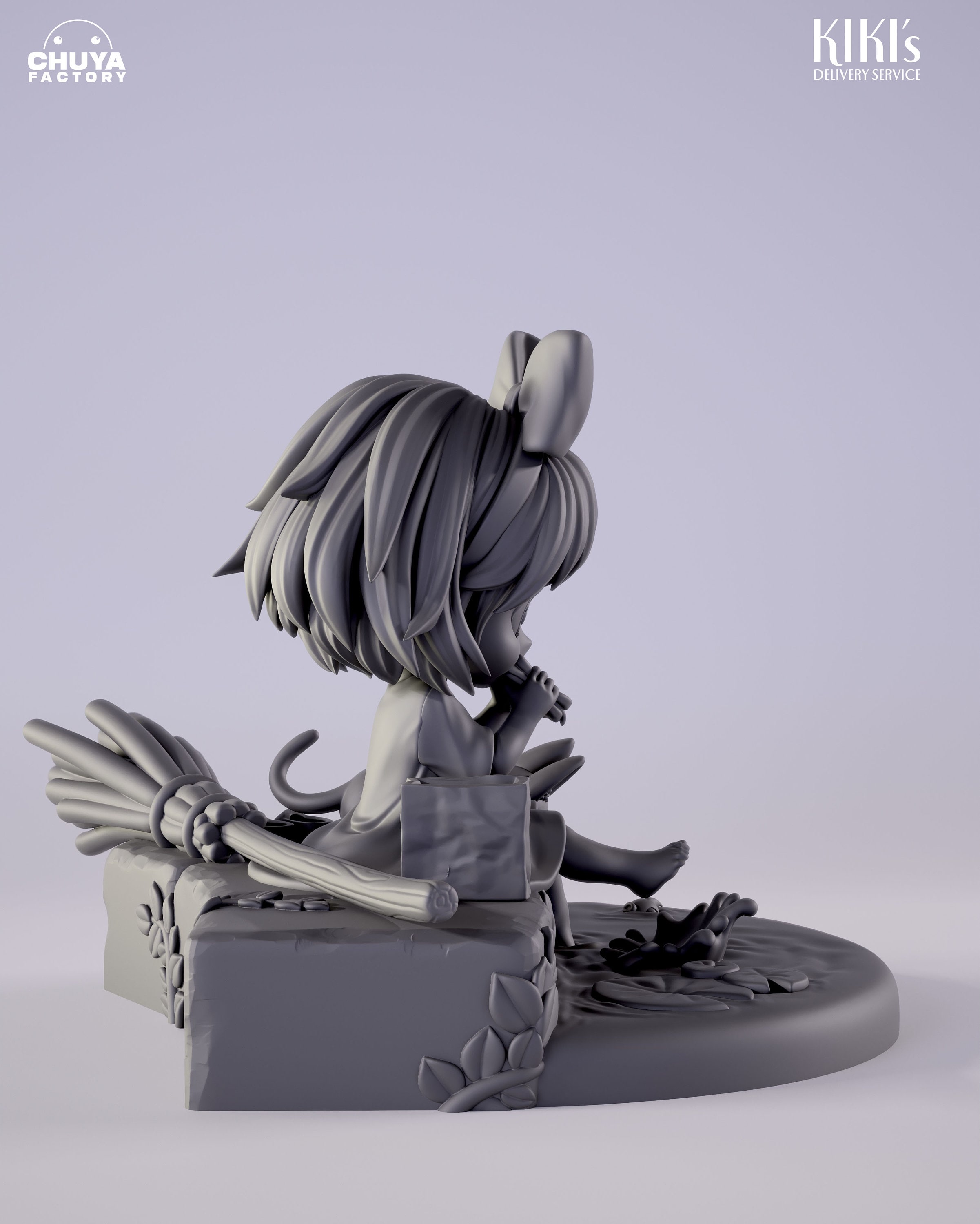 Chibi Kiki [kiki's Delivery Service] - STL Model for Resin Figure 3D ...