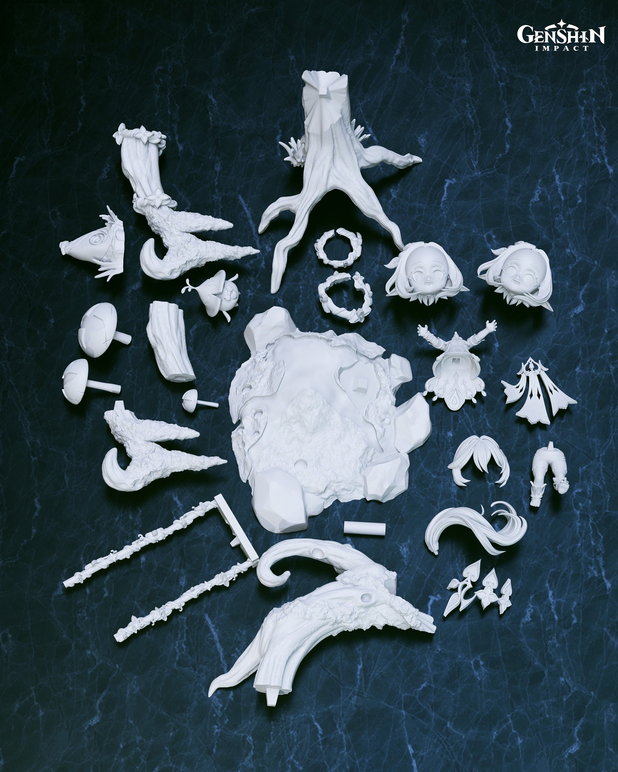 Chibi Nahida [genshin Impact] - STL Model for Resin Figure 3D Printing ...