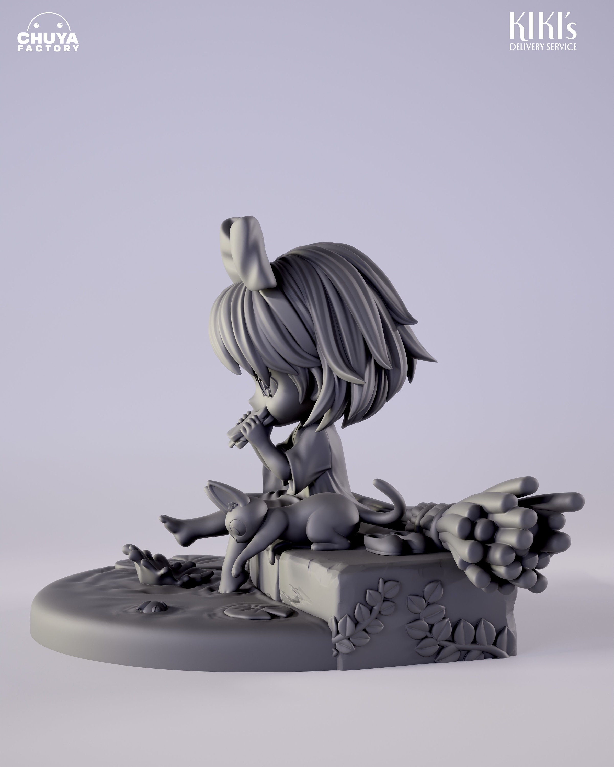 Chibi Kiki [kiki's Delivery Service] - STL Model for Resin Figure 3D ...