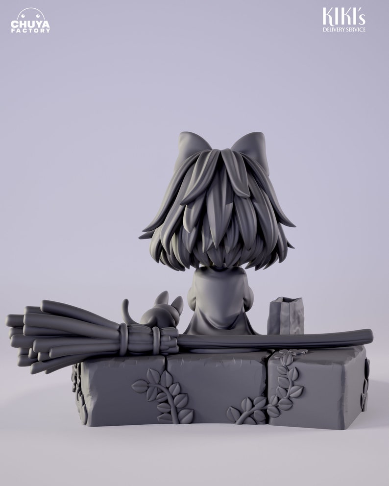 Chibi Kiki [kiki's Delivery Service] - STL Model for Resin Figure 3D ...