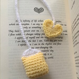 Crocheted Tea Bag Bookmarks - Etsy