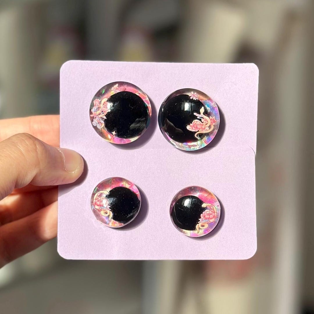 Spring Snake Themed Safety Eyes | 25mm Safety Eyes | 20mm Safety Eyes ...