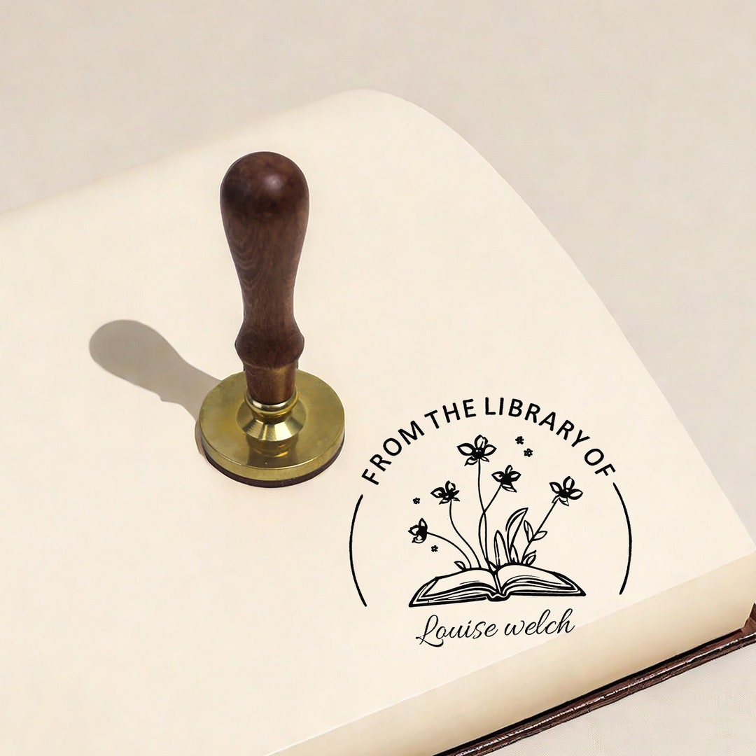 Customize Library Stamp| Customize Book Stamp | Custom Library Stamp ...