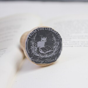 Personalized Library STAMP Book Stamp Book Lover Stamp | From the ...