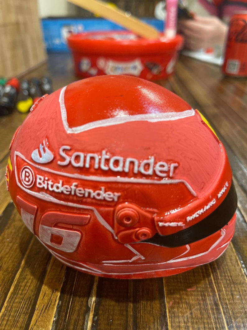 Charles Leclerc Replica F1 Helmet - Etsy