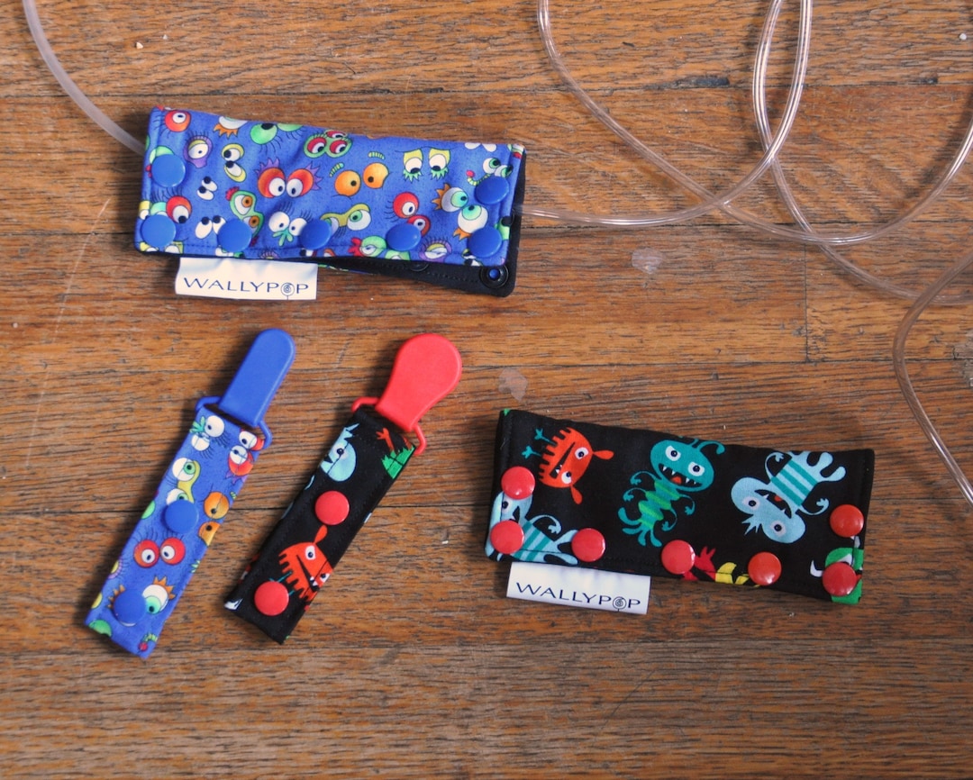 SET of Custom Made Feeding Tube Accessories - Two Connector Covers and ...