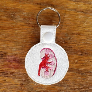 Kidney Keychain - With or Without Custom Text - Two Sizes Kidney ...