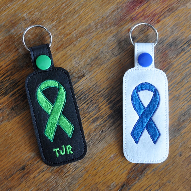 Ribbon Awareness Keyring - Etsy