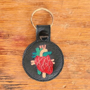 Anatomical Heart Keychain - With or Without Custom Text - Two Sizes ...