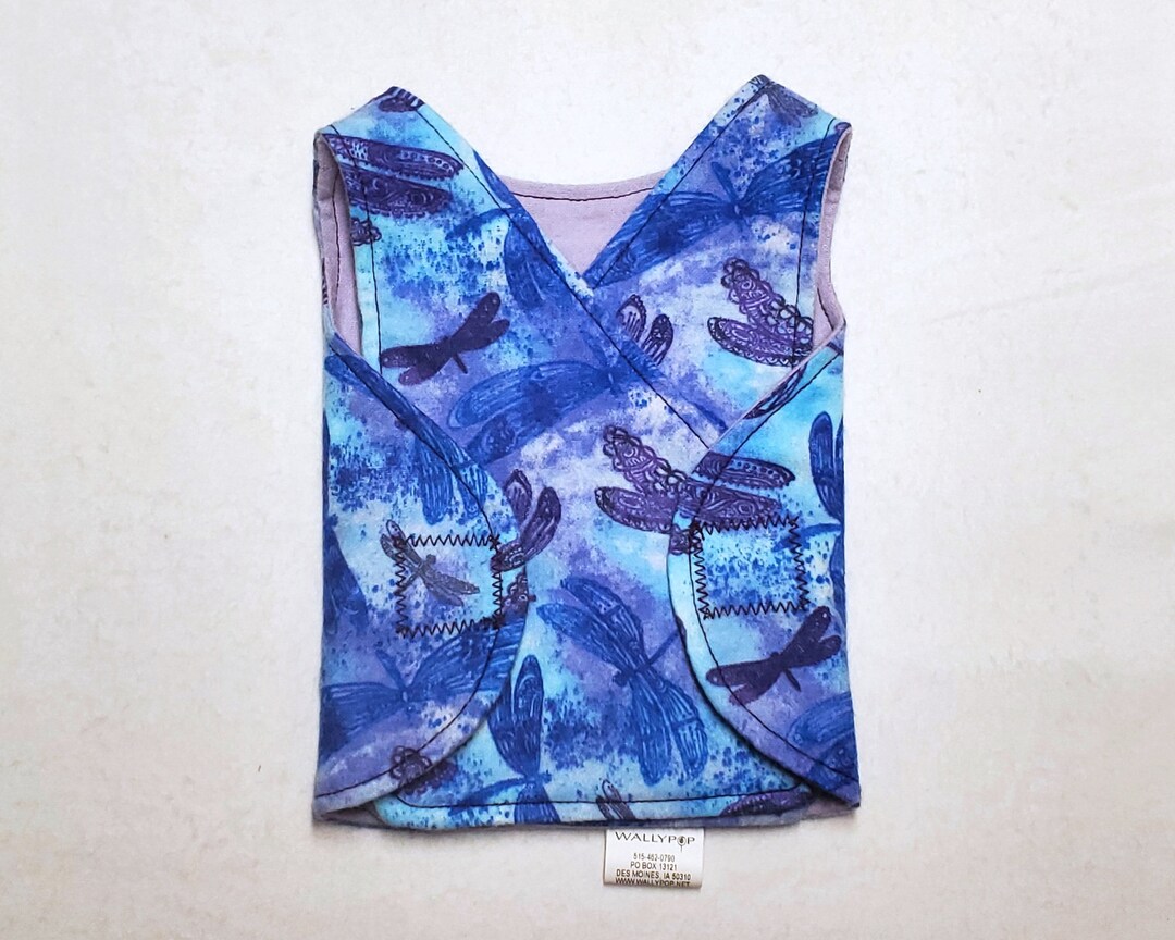 Dragonfly Preemie Hospital Gown. NICU Smock. Size 1-3 Pounds. Fully ...