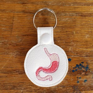 Anatomical Stomach Keychain - With or Without Custom Text - Two Sizes ...