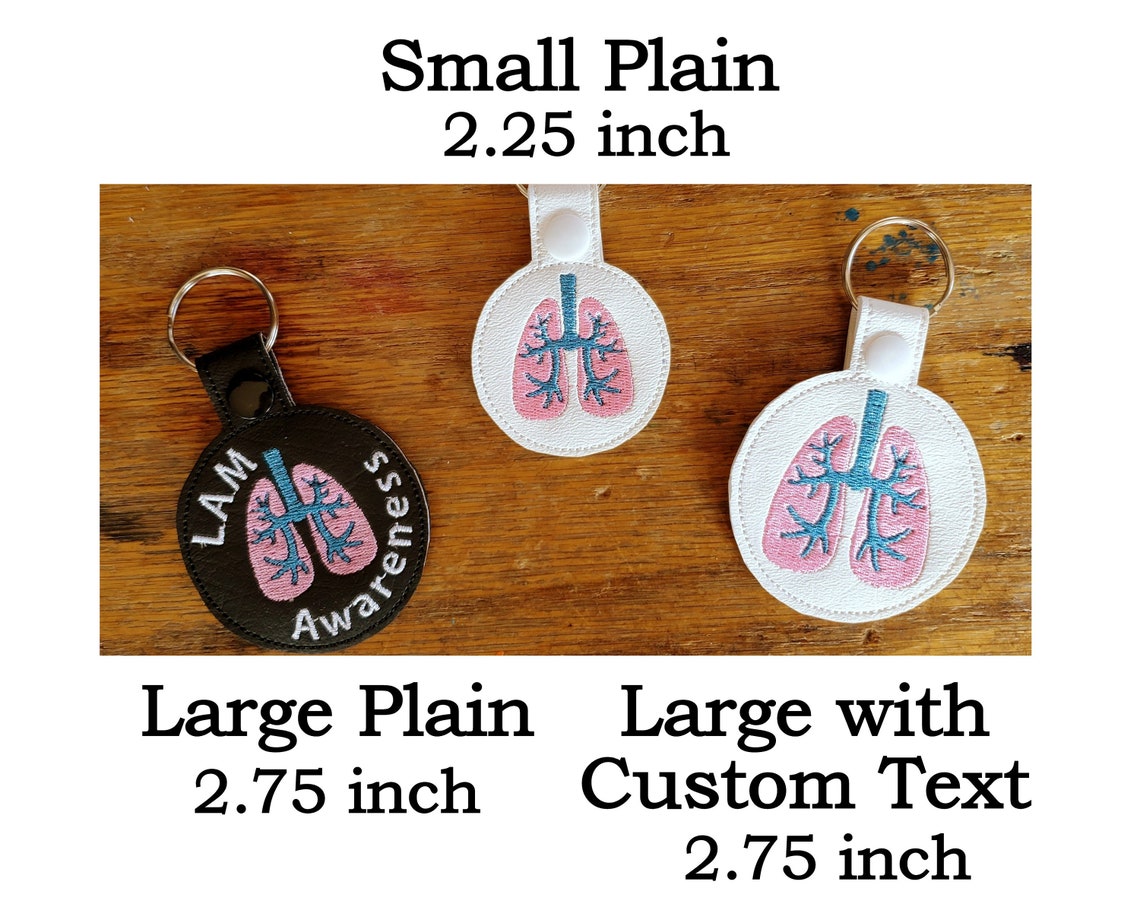 Anatomical Lungs Keychain With or Without Custom Text Two - Etsy