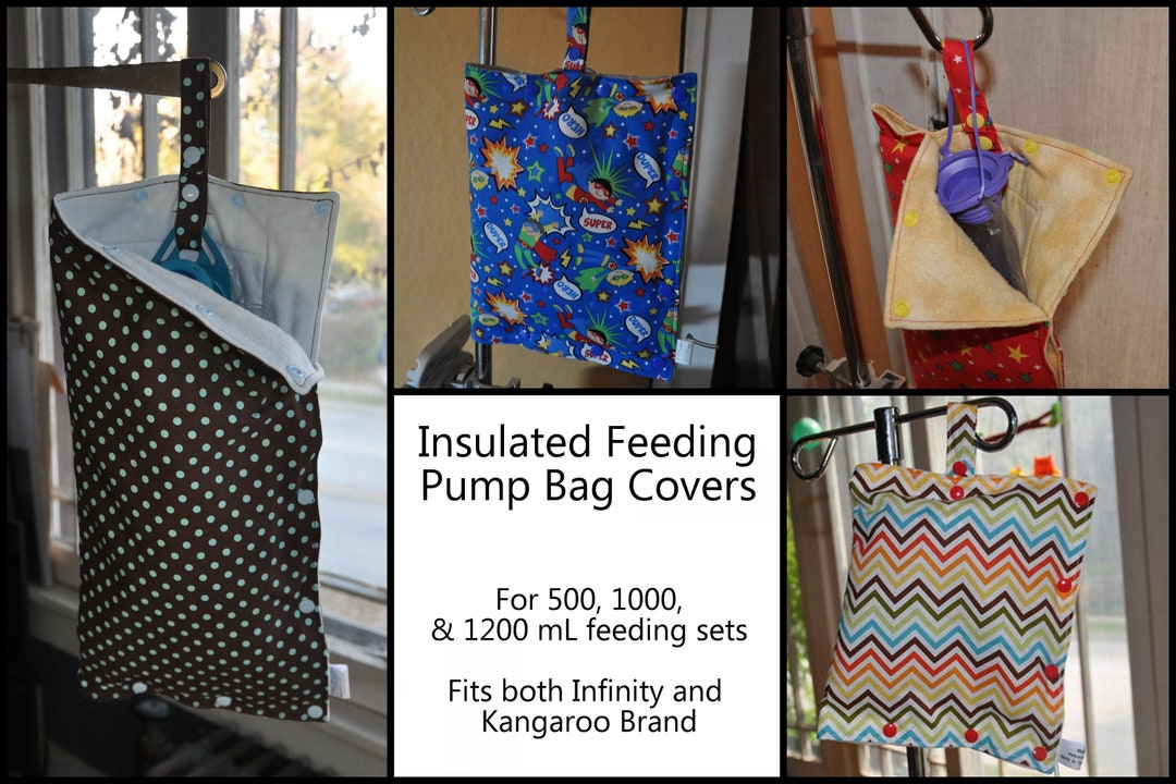 Insulated Feeding Pump Bag Covers / IV Bag Covers Keep Your Feed or ...