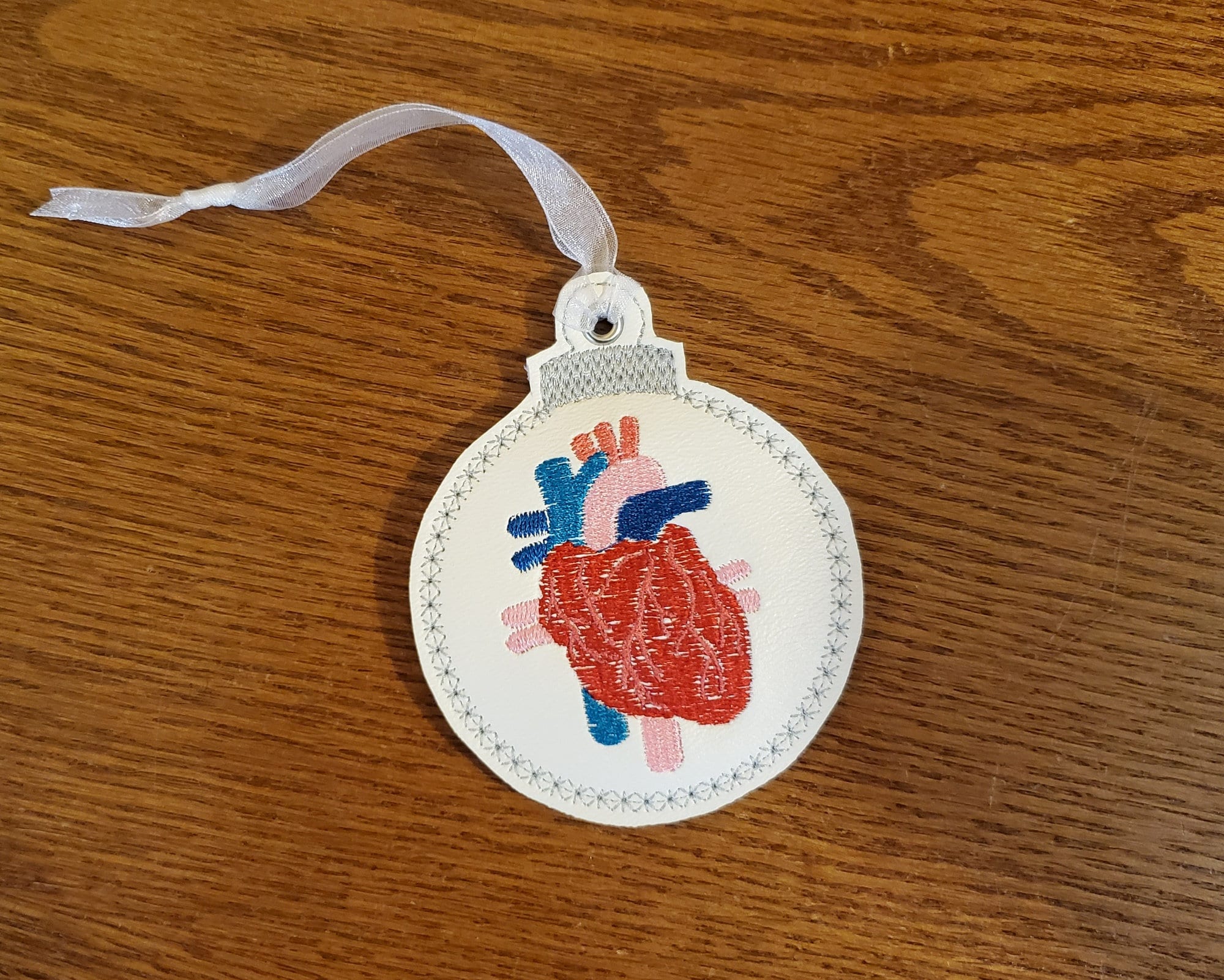 Kidney, Lungs, or Heart Embroidered Christmas Ornament - Perfect for ...