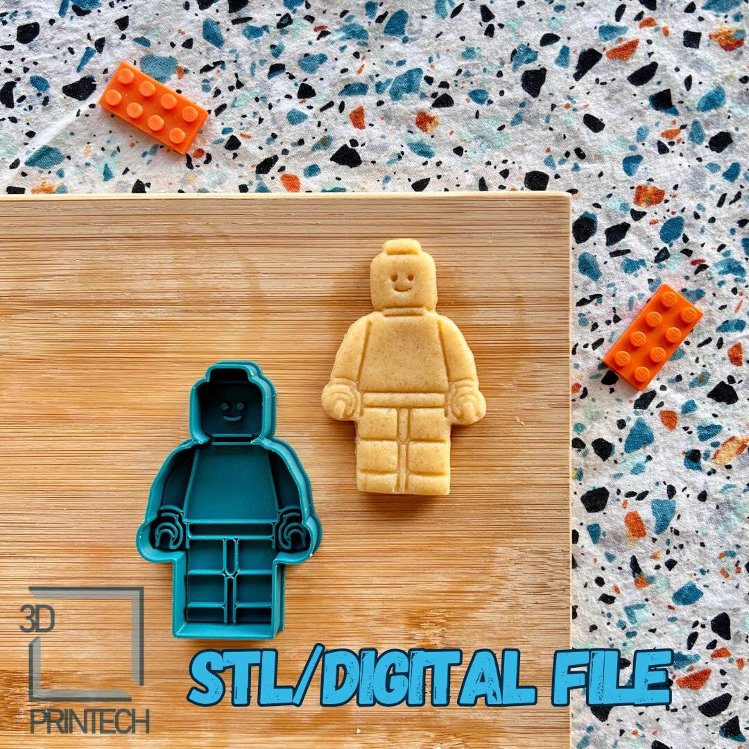 Digital STL File Download for Lego Figure Cookie Cutter - Etsy