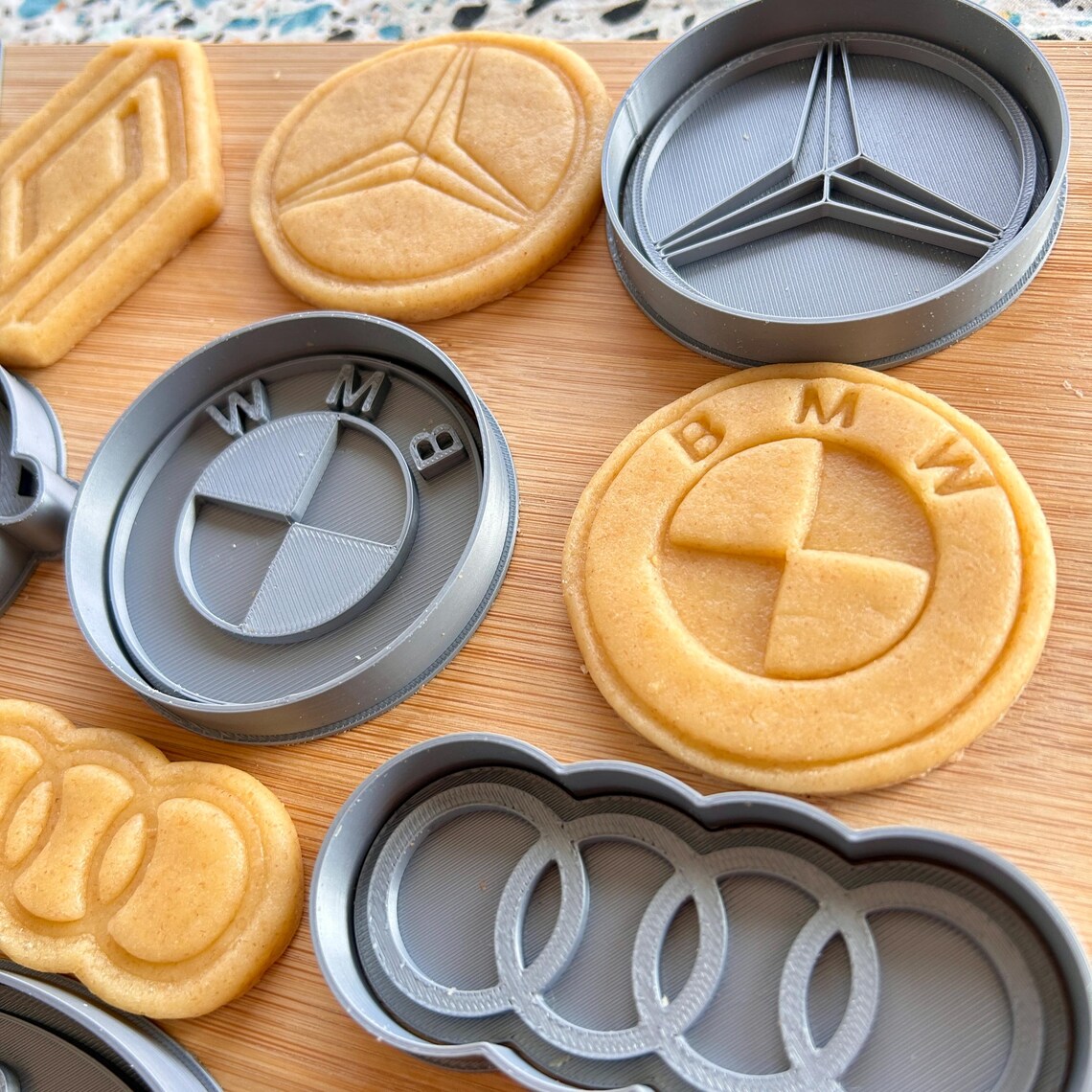 Digital STL File Download for Car Logo Cookie Cutter Set - Etsy