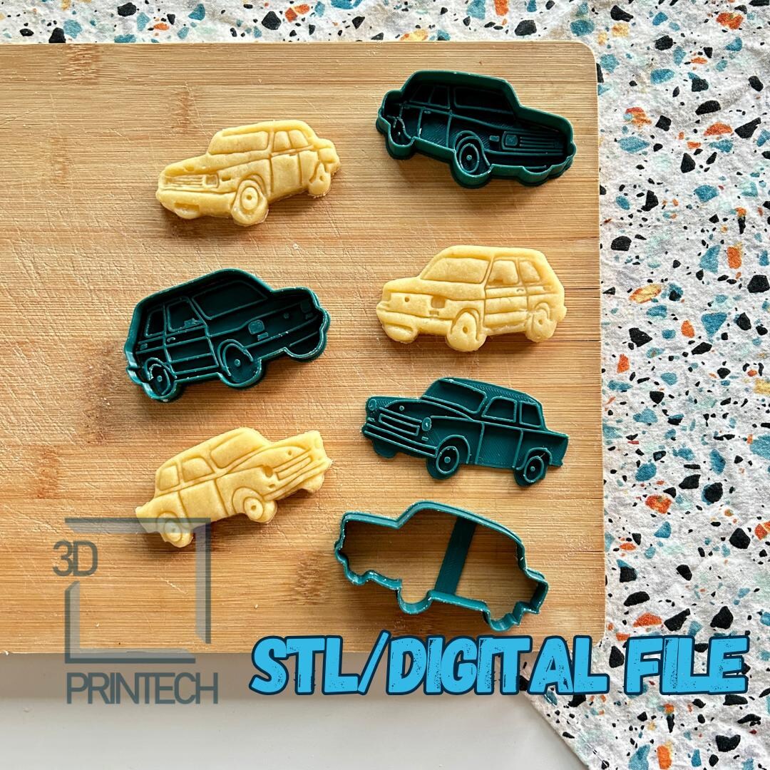 Trabant, Wartburg, Polski Cookie Cutter Set /stl/digital File - Etsy