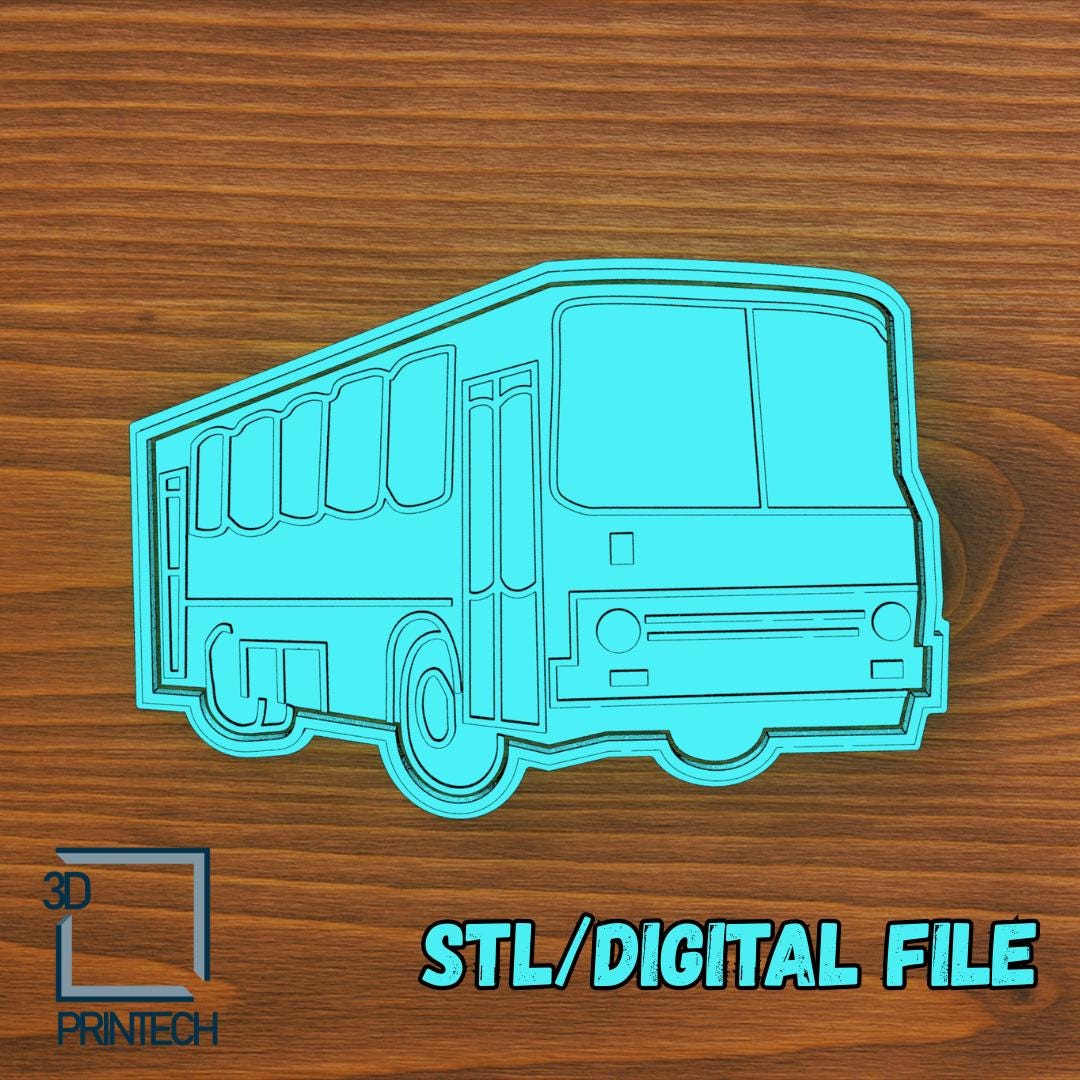 Digital STL File Download for Ikarus Bus Cookie Cutter - Etsy