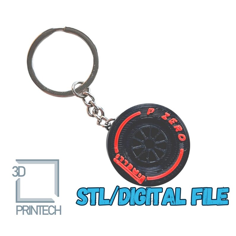 Digital STL File Download for F1 Pirelli Keychain - Etsy