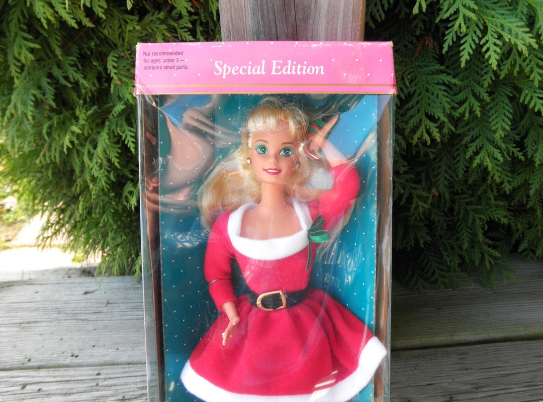 Vintage Holiday Hostess Barbie Doll 1992 Special Edition Mrs. Claus ...