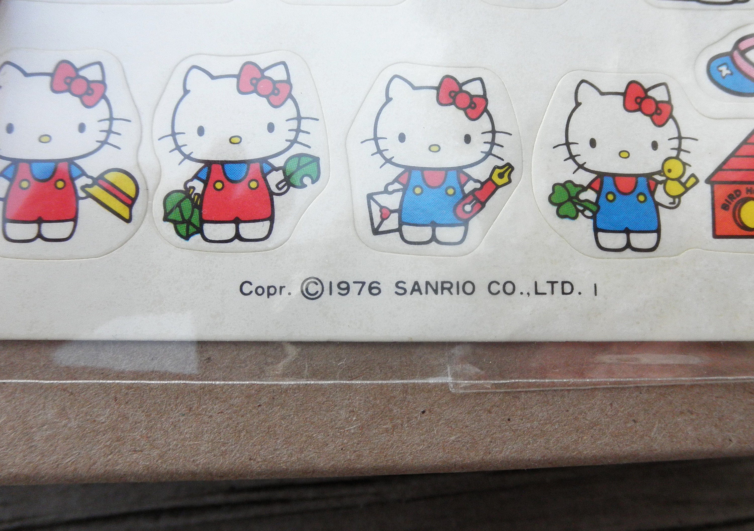 Vintage Hello Kitty Sanrio Stickers & Pins Lot Hello Kitty - Etsy