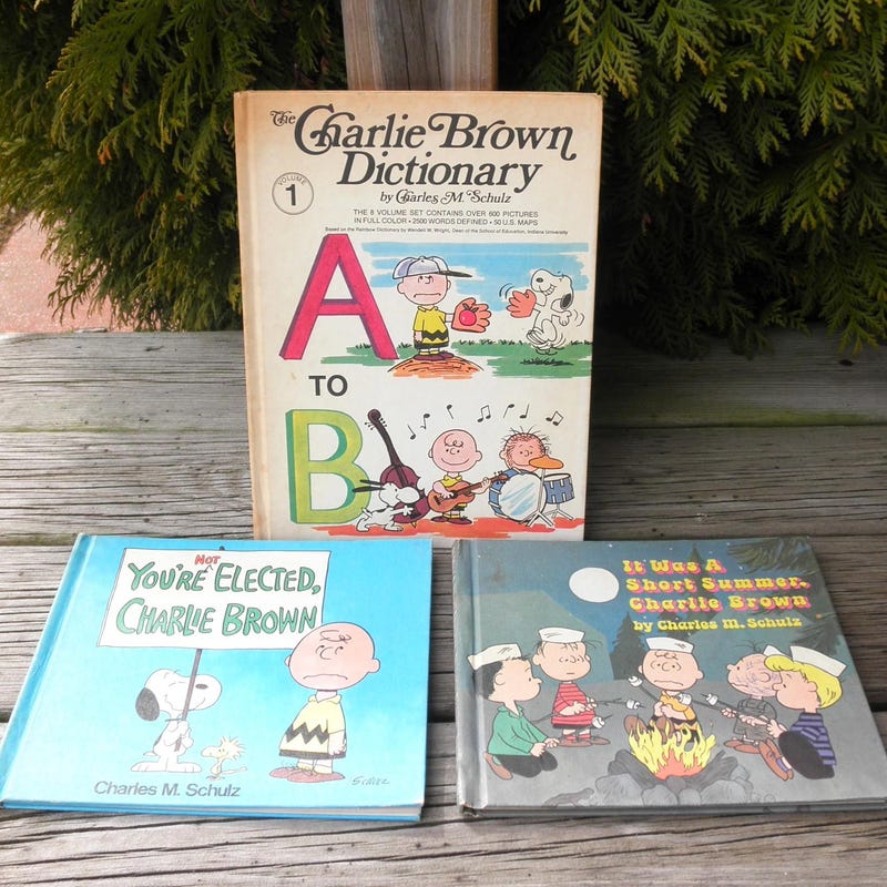 Charlie Brown Books - Etsy