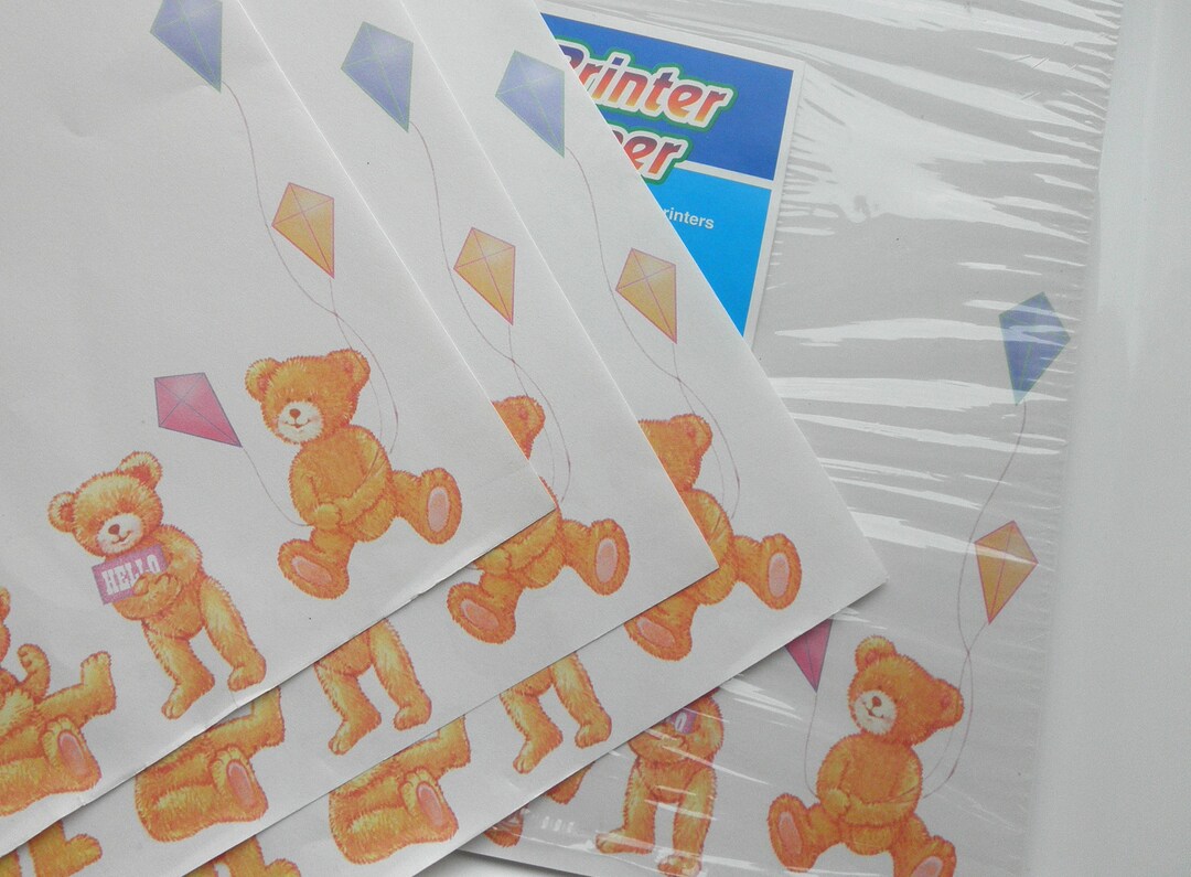 Vintage Teddy Bear Stationery Paper – 1990s Kids Crafting - Etsy