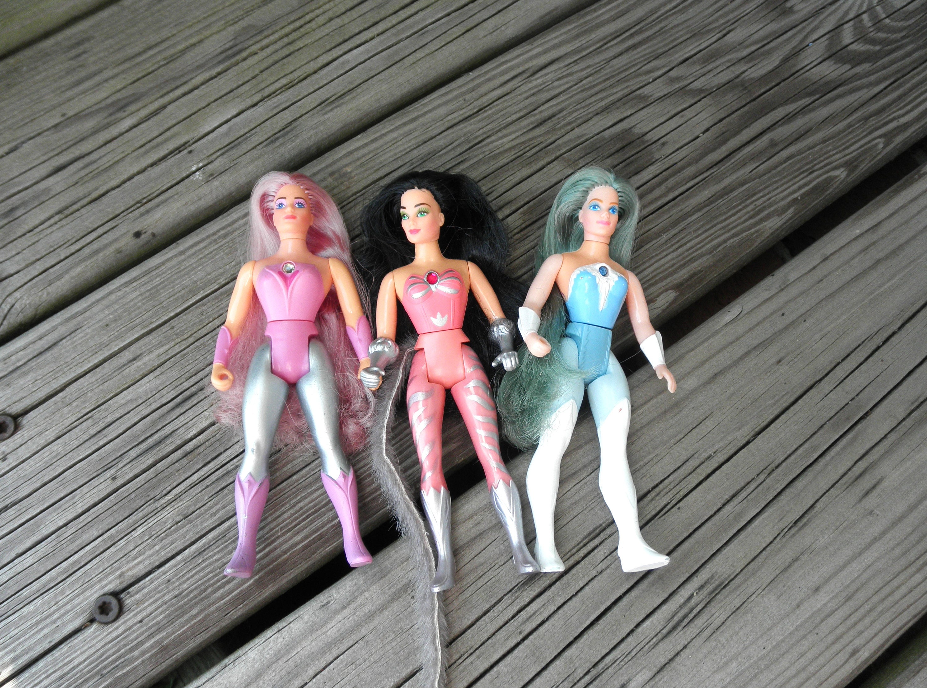 Vintage 1980s She Ra Princess of Power Dolls Frosta Glimmer & Catra ...