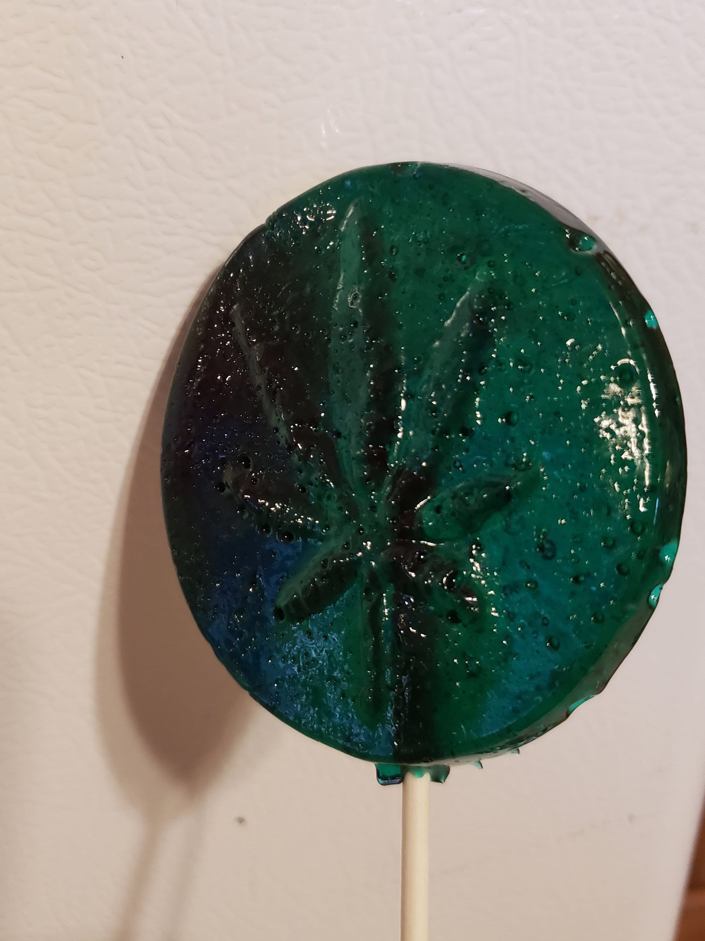 6 Pot Leaf Leaves Lollipops Sucker Party Favor Cannabis Marijuana Mary ...