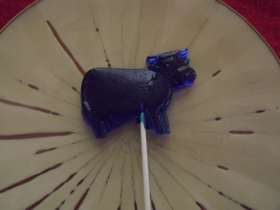 READ DESCRIPTION 12 Cow Lollipops Sucker Farm Party Wedding Favor ...