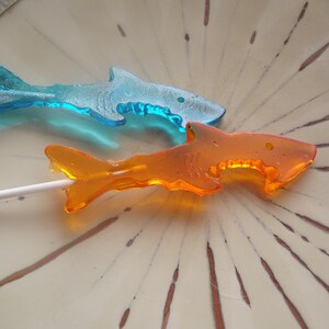 10 Shark Bite Attack Week Fish Ocean Lollipop Party Favor - Etsy